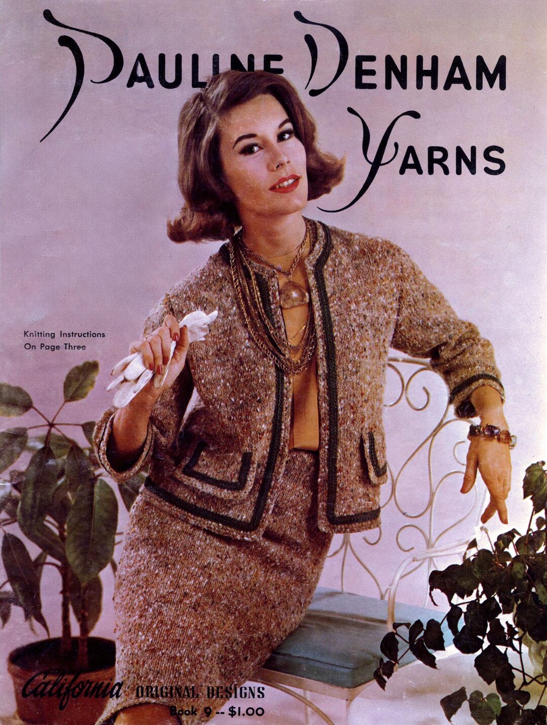 Pauline Denham Fashions #9 C.1965 - Women's Stylish Knitting Patterns ...