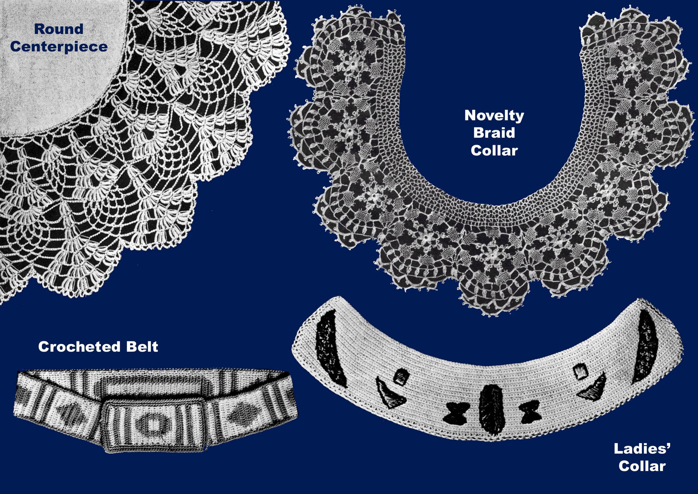 1913 Columbia Cotton Crochet Manual: Edwardian Edgings & Laces (PDF ...