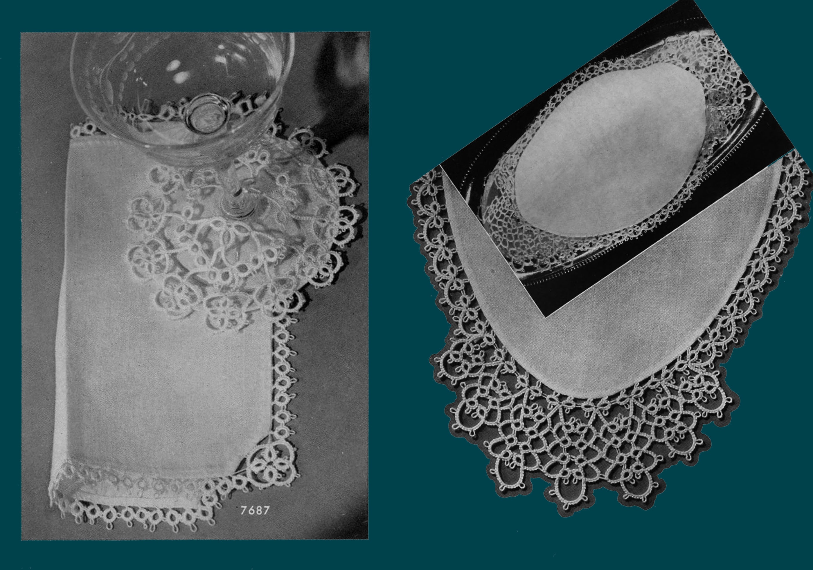 Vintage Lace Tatting Patterns - Spool Cotton #207 C.1944 (PDF E-book ...