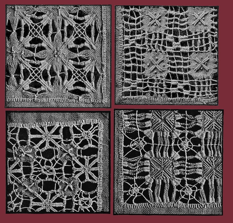 Needlecraft Practical Journal 111 C.1913 PDF Ebook Digital Download Drawn Thread Work - Etsy