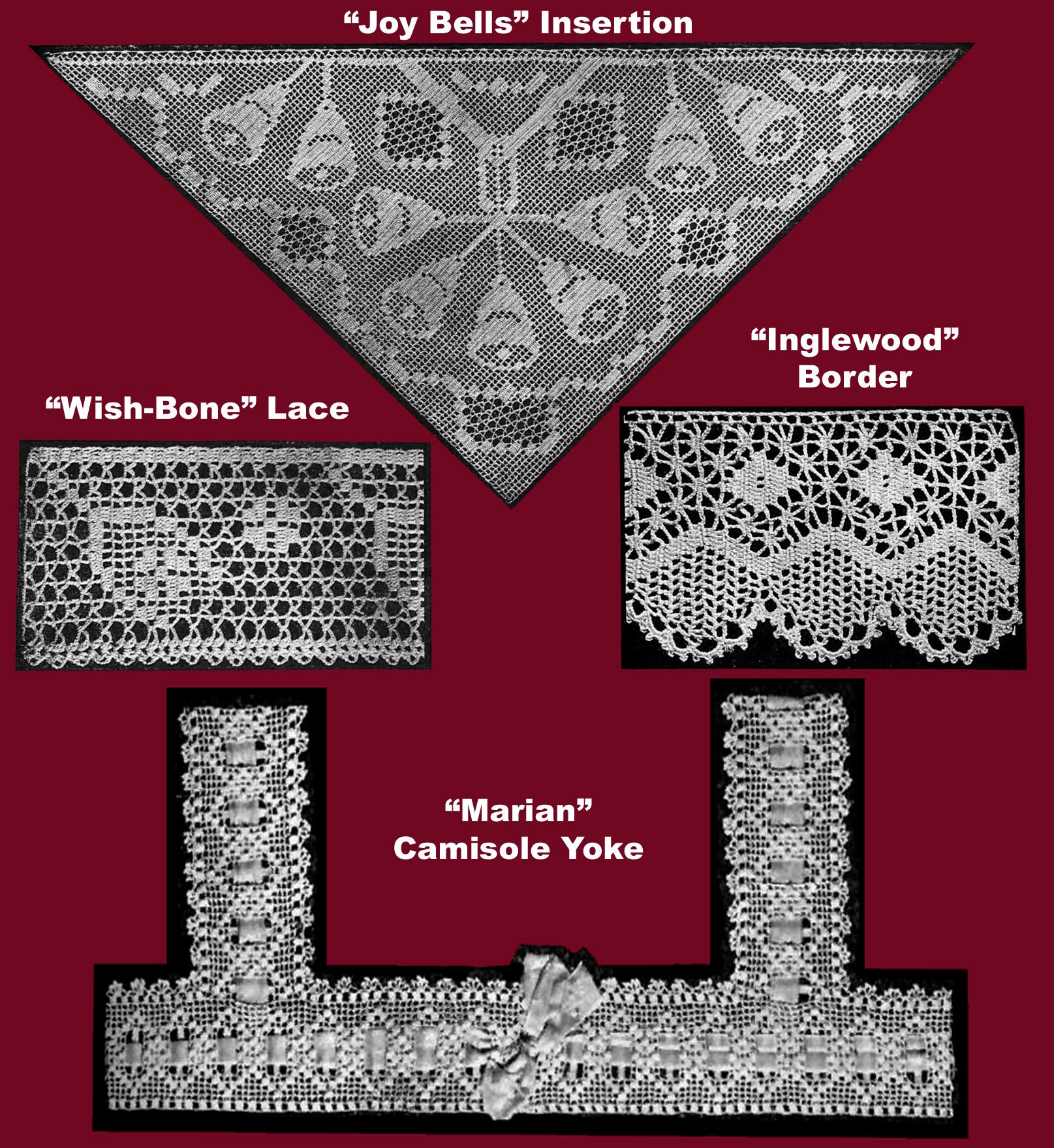1919 Crochet Lace Yokes & Edgings Pattern Ebook (digital Download) - Etsy