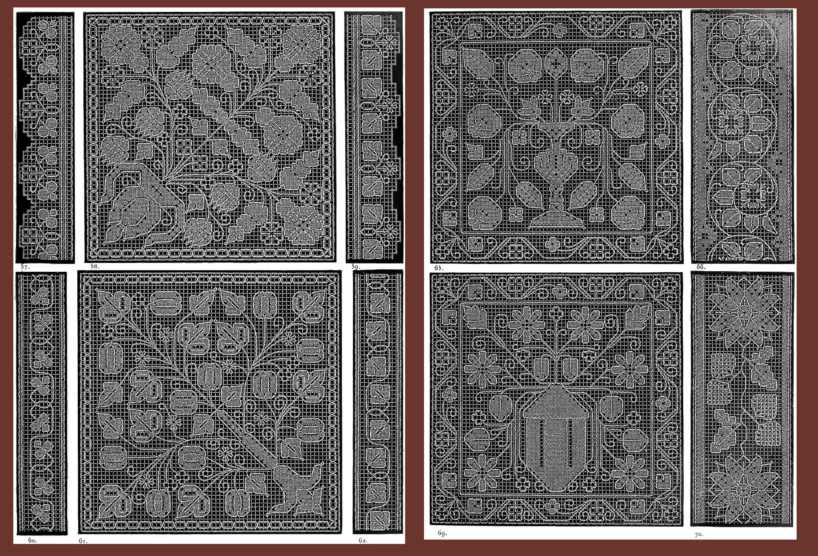 DMC Filet Richelieu: Victorian Netting Lace Pattern Book (PDF Ebook) - Etsy
