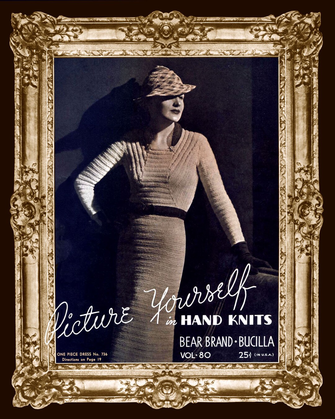 1935 Fashion Knitting Book: Parisian Designer Knits (PDF - Ebook ...
