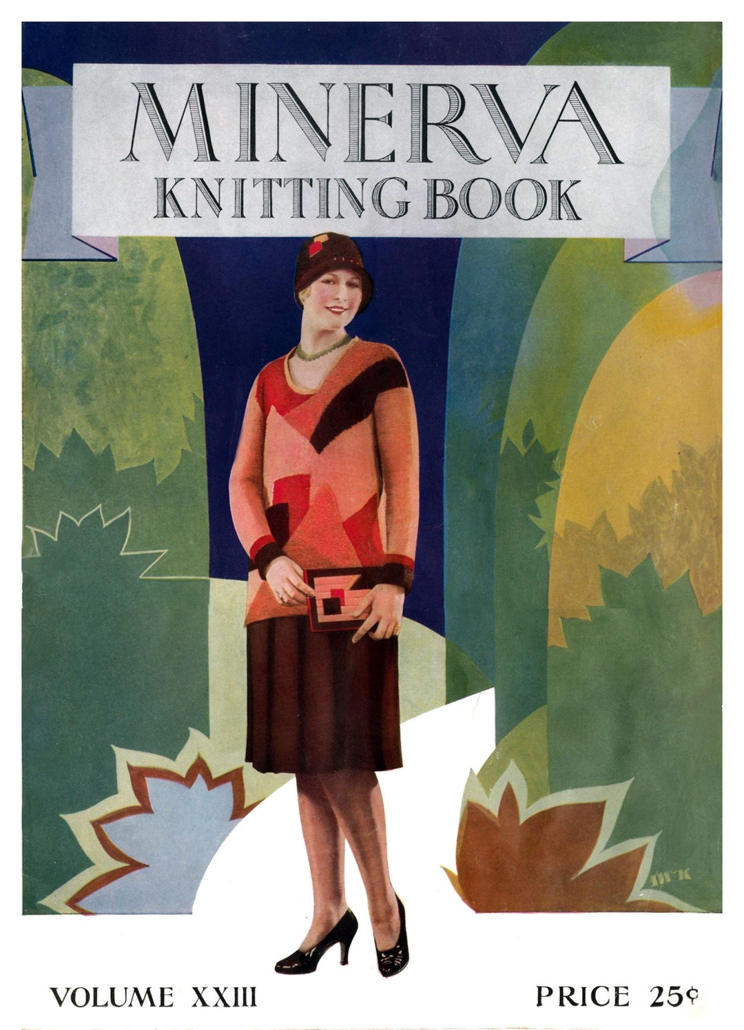 Vintage 1920s Knitting Patterns: Minerva #23 Ebook (PDF Download) - Etsy