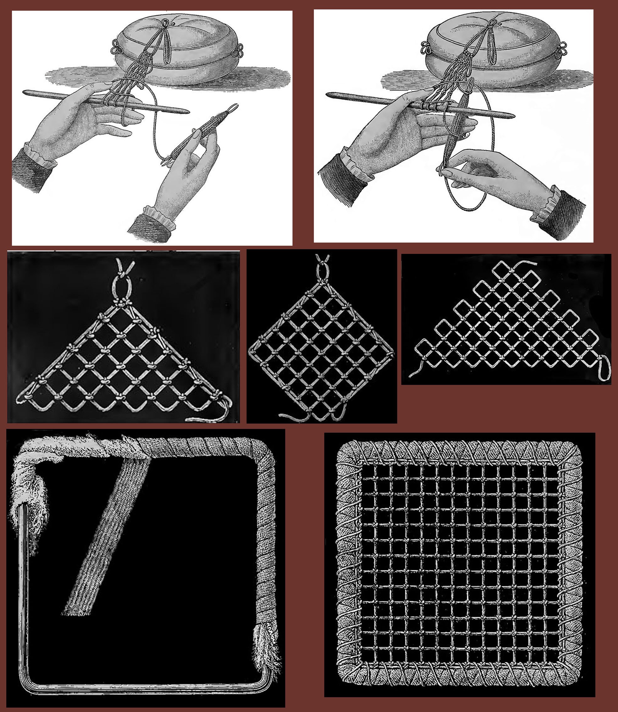 DMC Filet Richelieu: Victorian Netting Lace Pattern Book (PDF Ebook) - Etsy