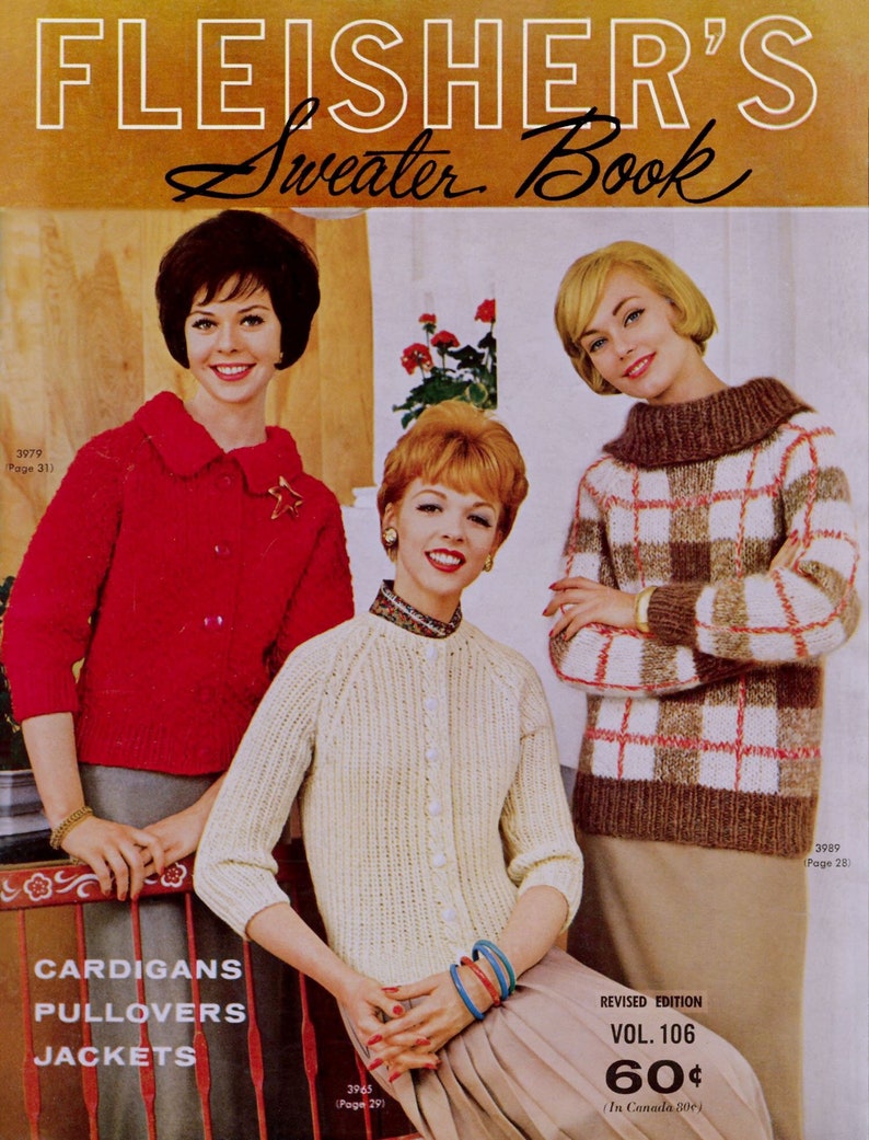 1970s Women's Fashion Knitting Patterns: Dresses, Coats, Suits (PDF ...