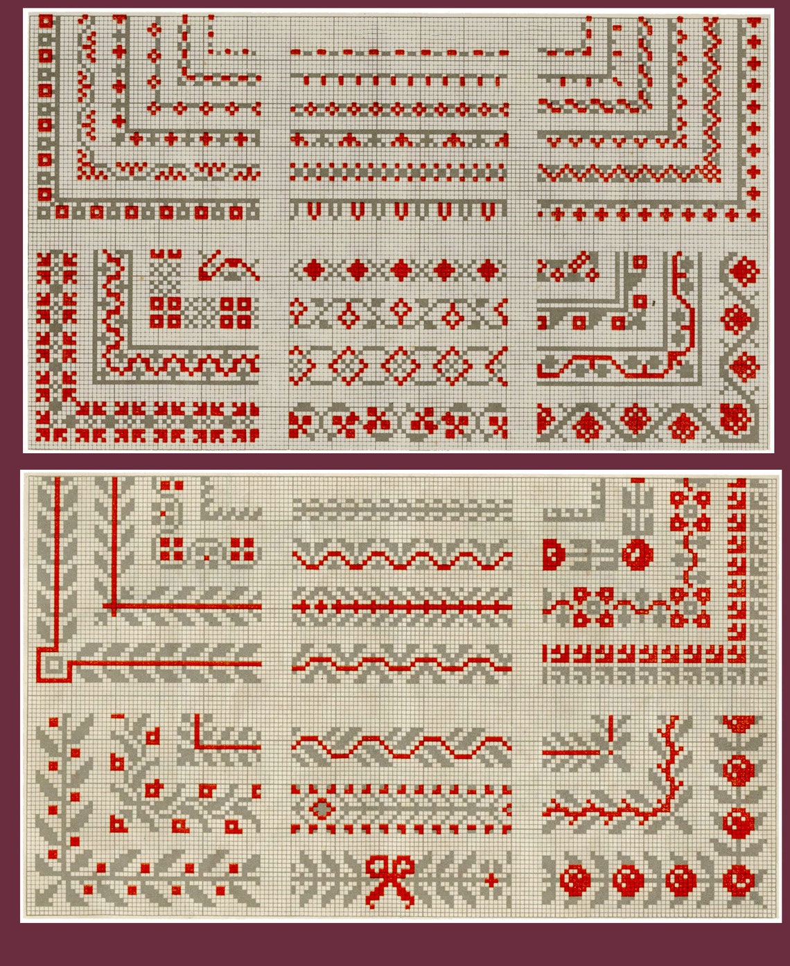 DMC Marking Stitch 1 C.1920 Color Charts and Alphabets Used - Etsy