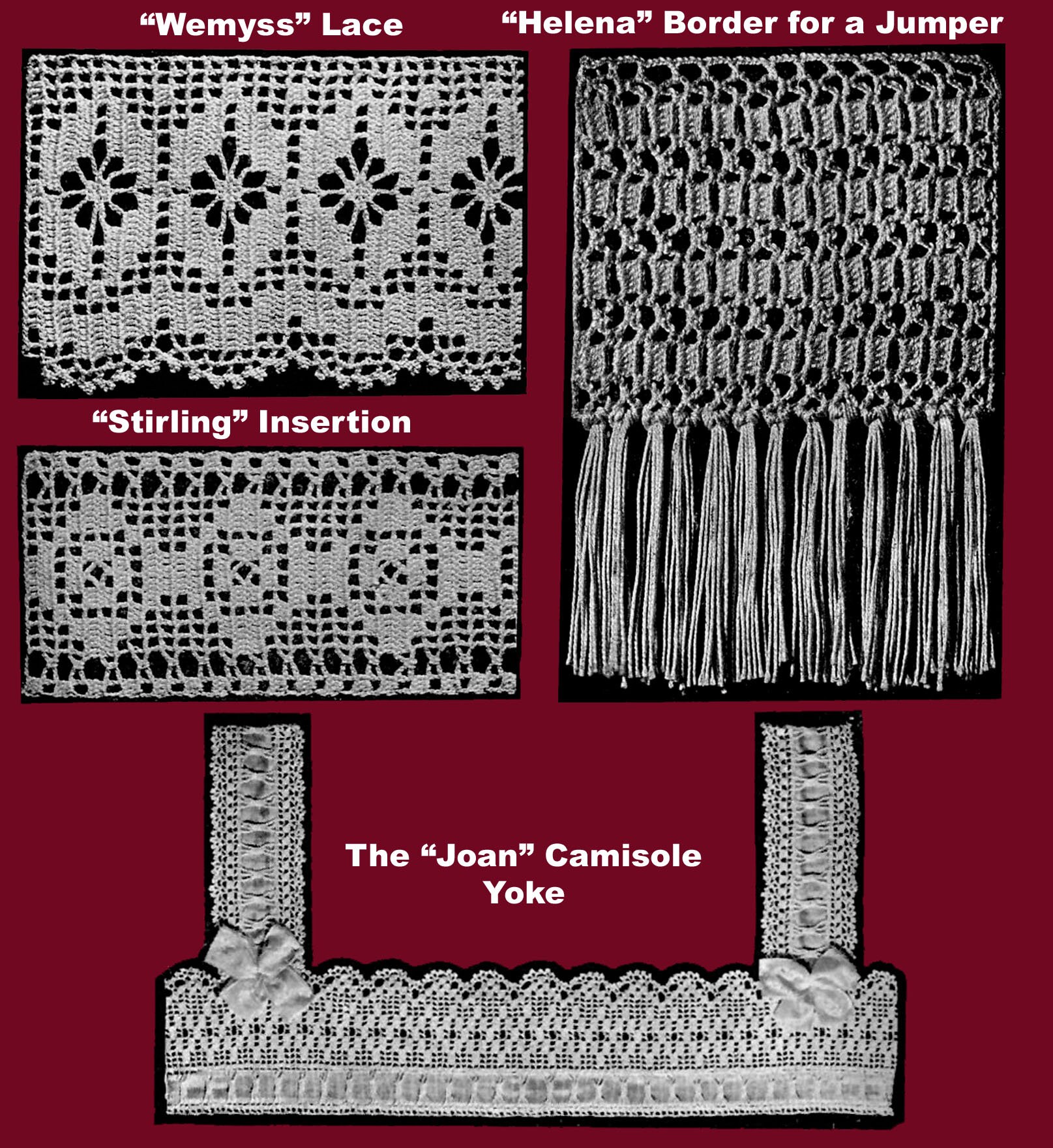 1919 Crochet Lace Yokes & Edgings Pattern Ebook (digital Download) - Etsy