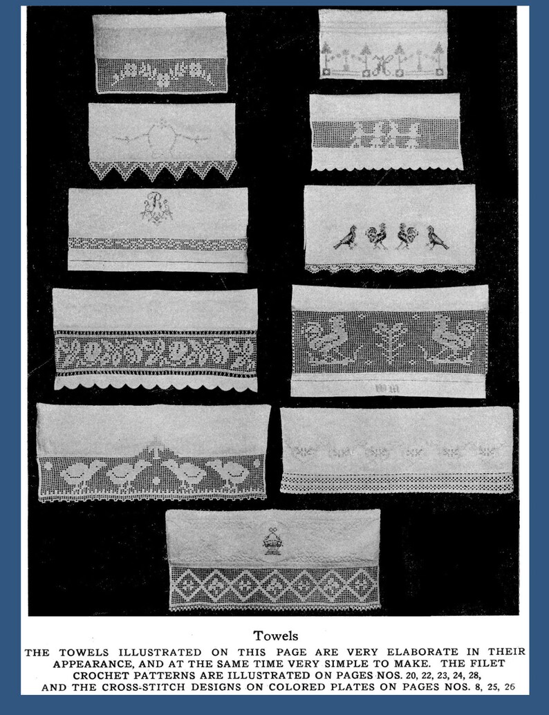 Richardson's 5 C.1916 Vintage Patterns Cross Stitch Book | Etsy