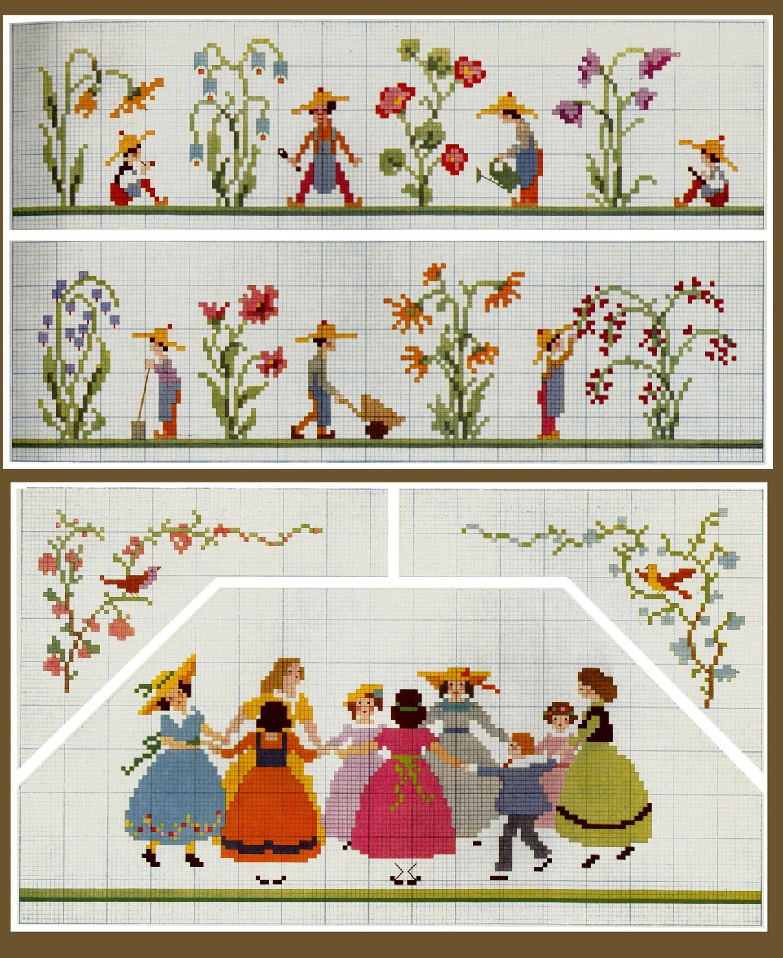 DMC Marking Stitch 3 C.1920 Color Charts and Alphabets Used - Etsy