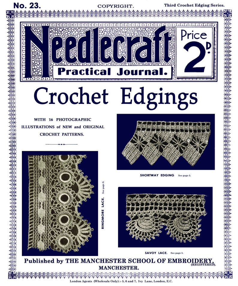 Needlecraft Practical Journal #23 C.1902 (PDF - Ebook - Digital ...