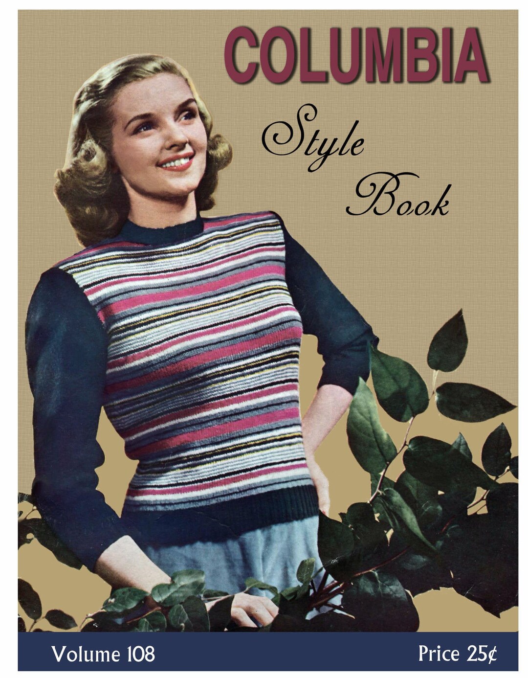 Columbia Style Book #108 C.1946 Classic Designs for Vintage 1940's ...