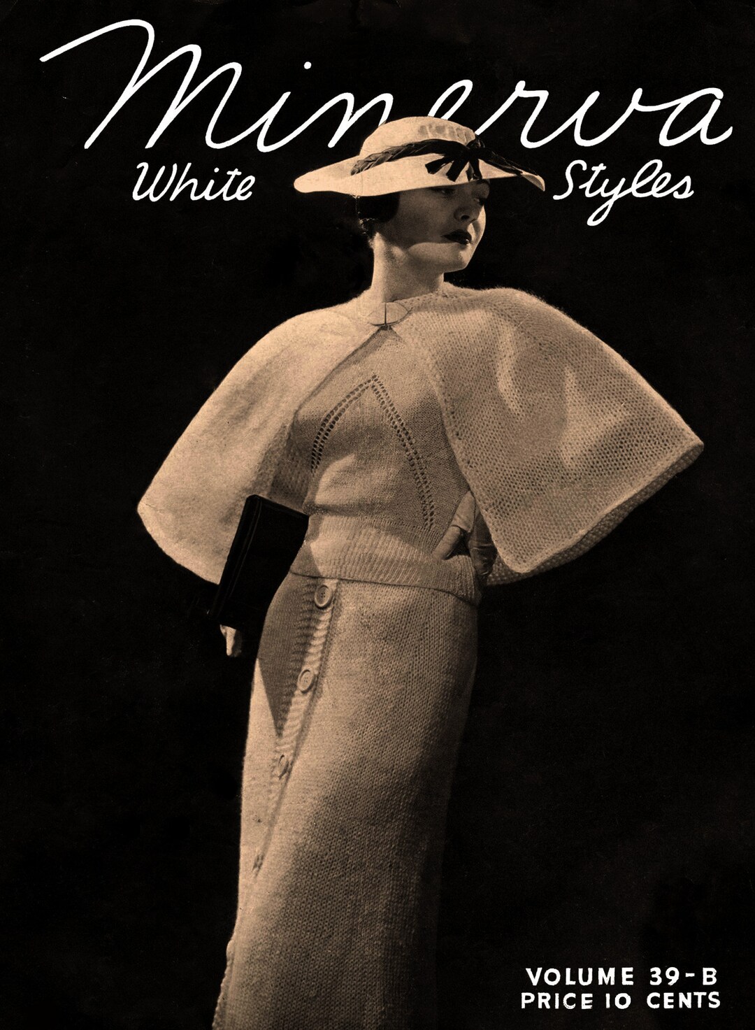 Minerva #39b C,c.1935 Fashions From the 1930s Vintage Knitting Patterns ...