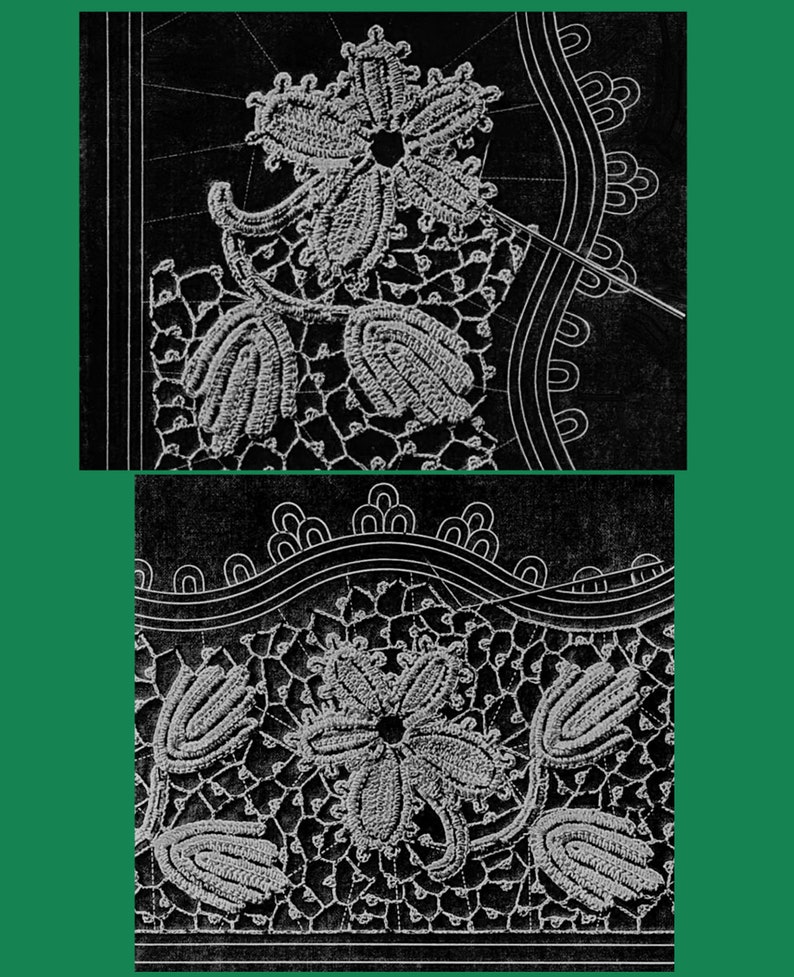 DMC Irish Crochet Book C.1920 Beautiful Patterns for Irish - Etsy