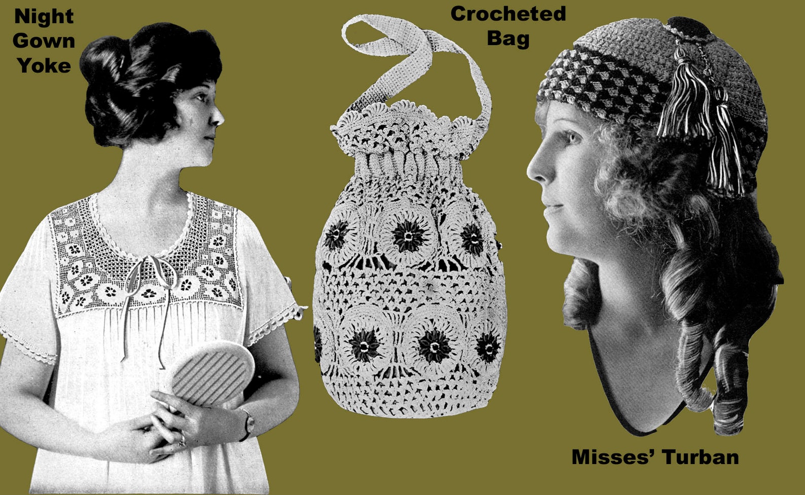 1920s Crochet Patterns Book: Royal Society No. 16 (PDF Download) - Etsy