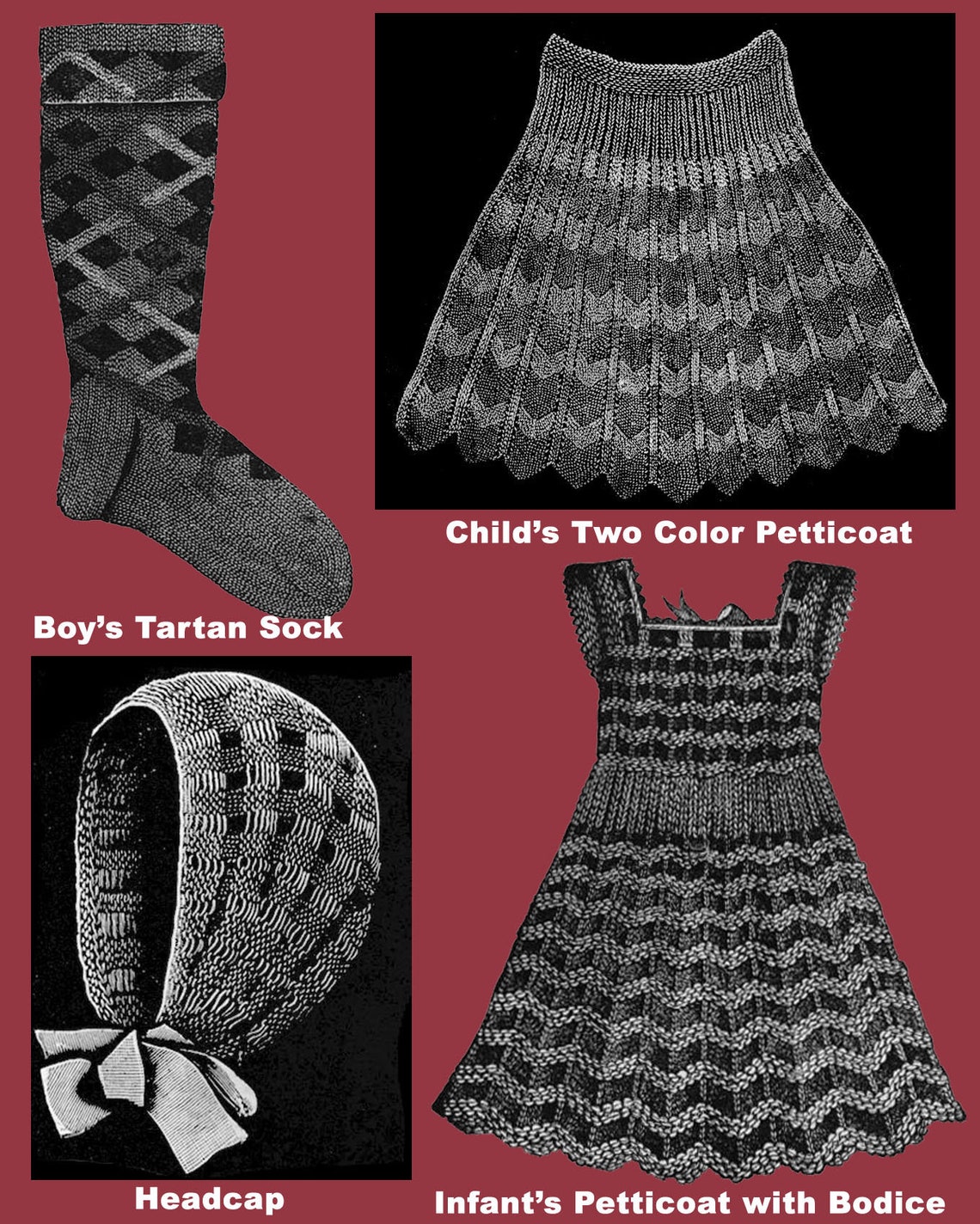 Weldon's 2D 82 C.1891 Practical Knitter Garments for - Etsy