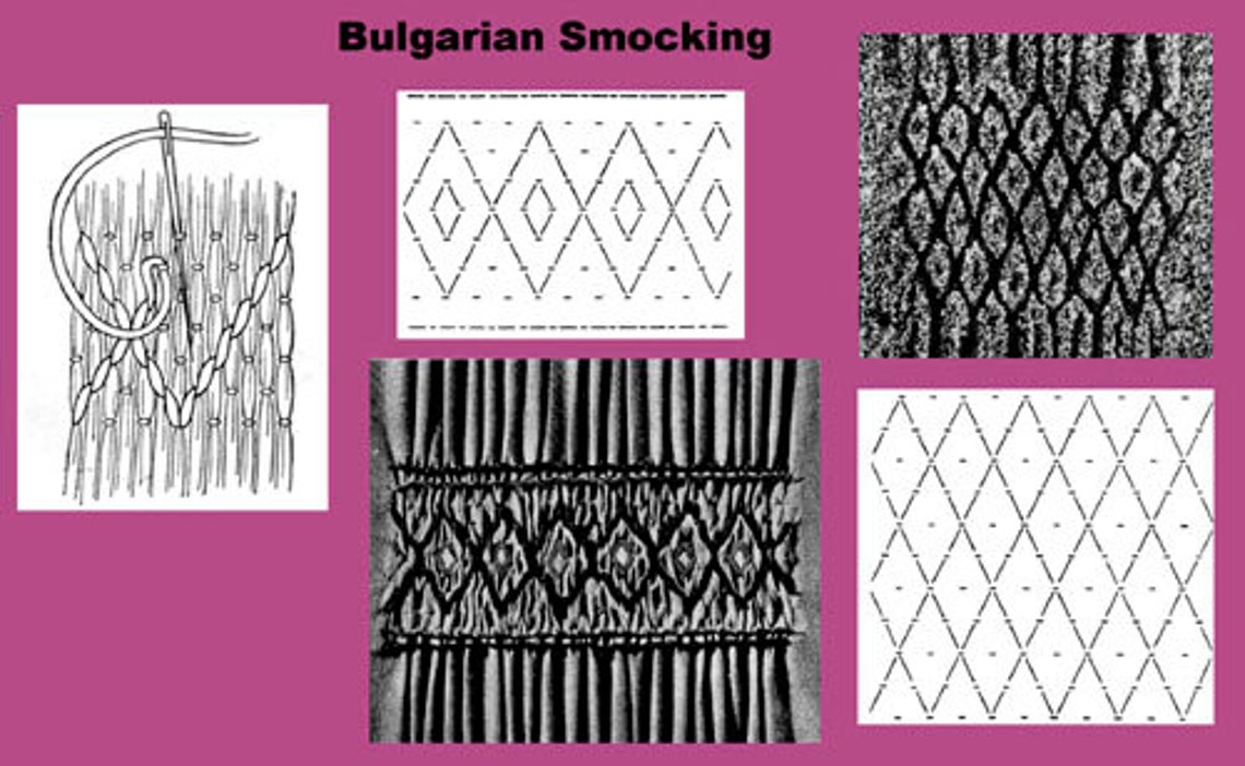 Priscilla Smocking Book: 1925 English Instruction Guide (PDF Ebook) - Etsy
