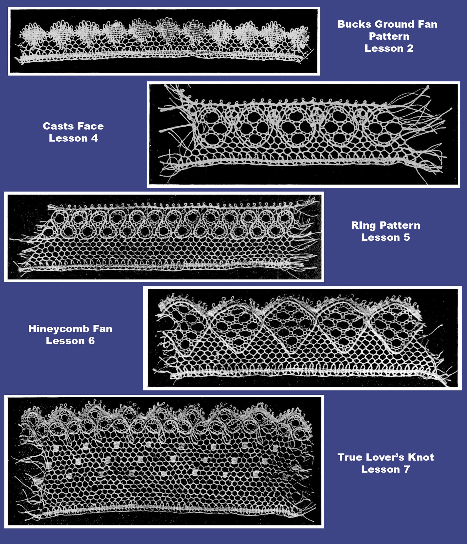Bucks Point Lace Making Patterns - C.1928 Ebook (digital Download) - Etsy