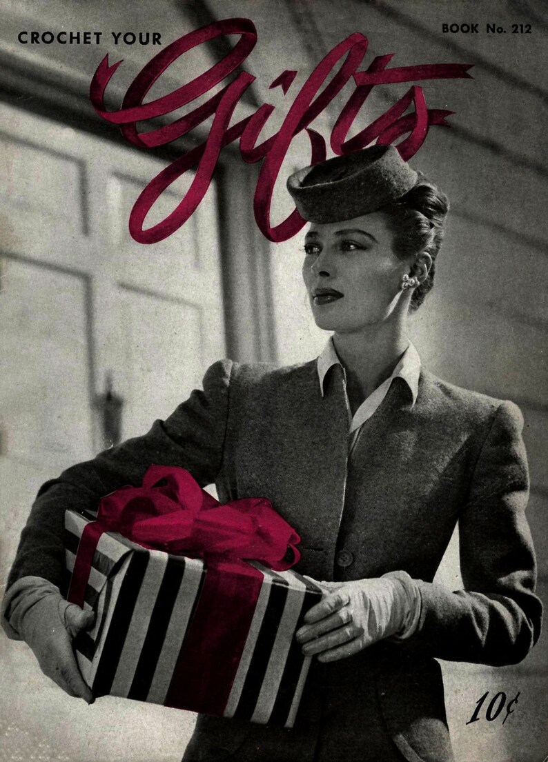 Crochet Gifts and Popular Patterns From the 1940's Spool - Etsy