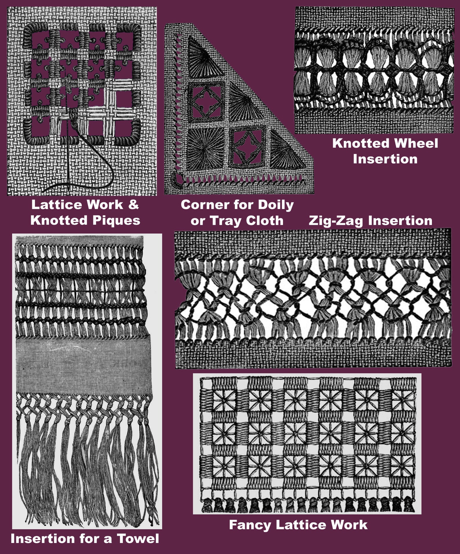 Weldon's 2D 58 C.1889 Practical Drawn Thread Embroidery - Etsy