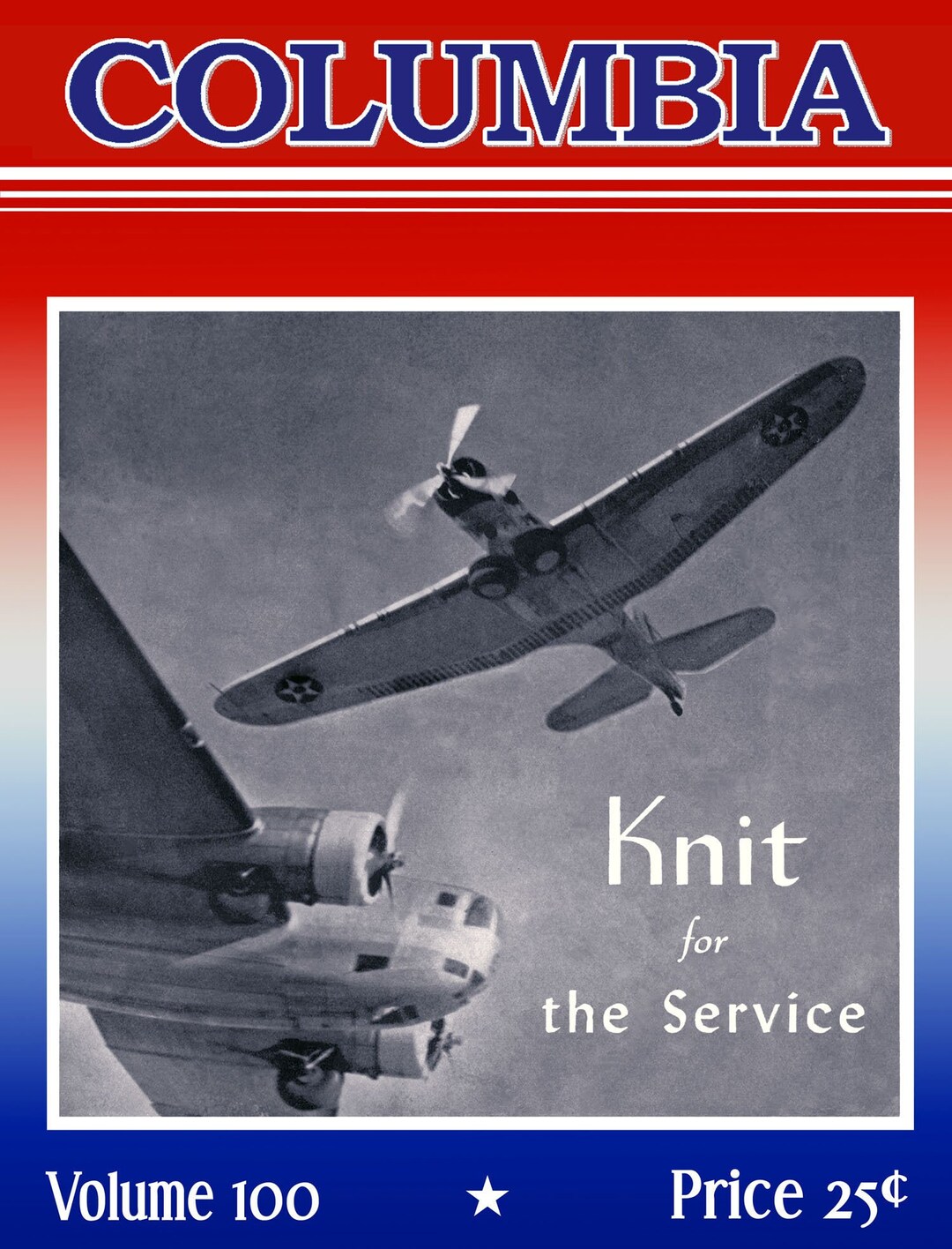WWII Knitting Patterns: Columbia #100 Military Garments (PDF Download ...