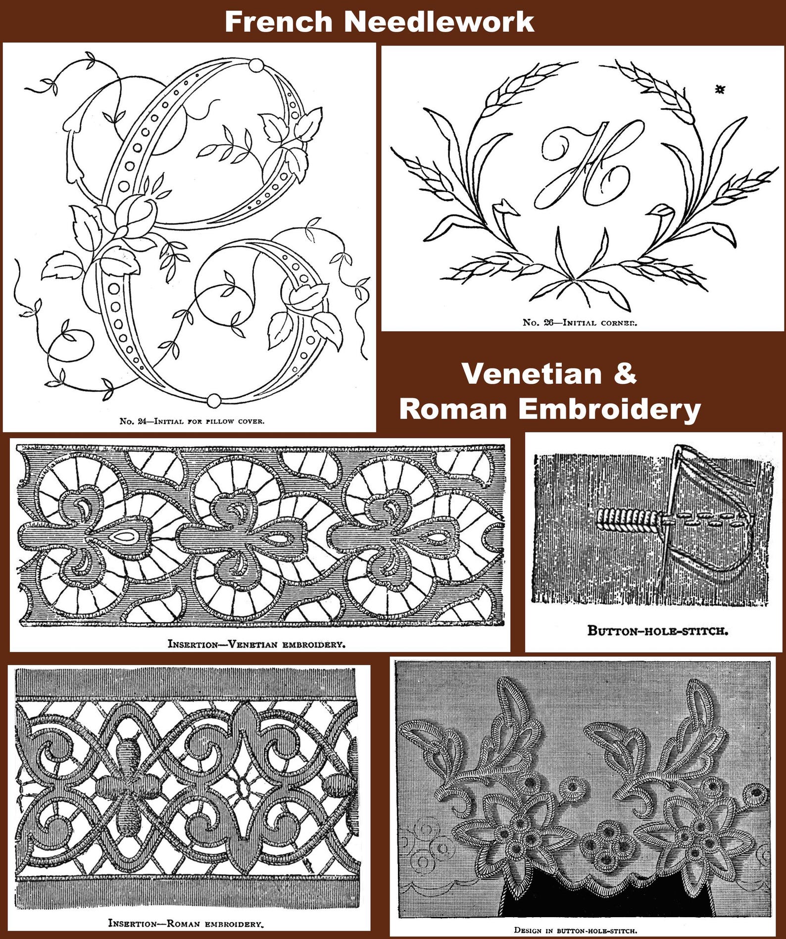 Jenny June's C.1885 Book of Needlework: A Manual of Stitches and ...