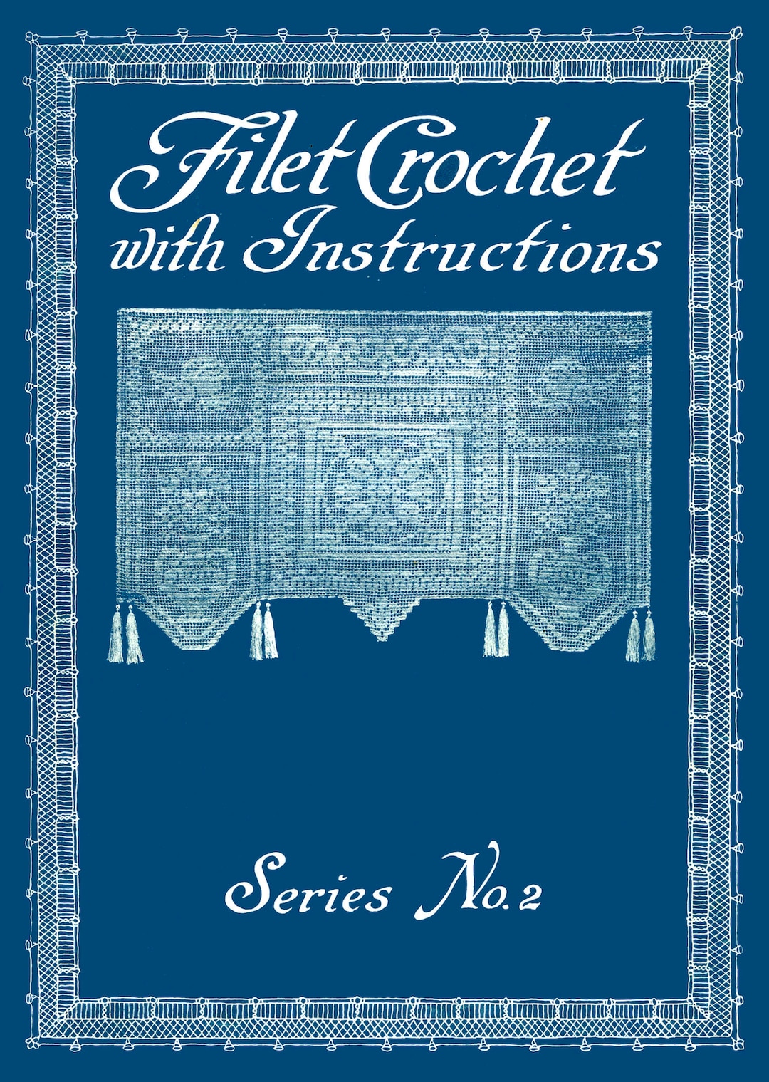 Vintage Filet Crochet Pattern Book: Mary Fitch No. 2 (PDF E-book) - Etsy
