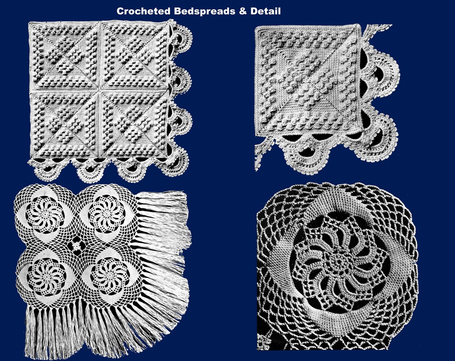 1913 Columbia Cotton Crochet Manual: Edwardian Edgings & Laces (PDF ...