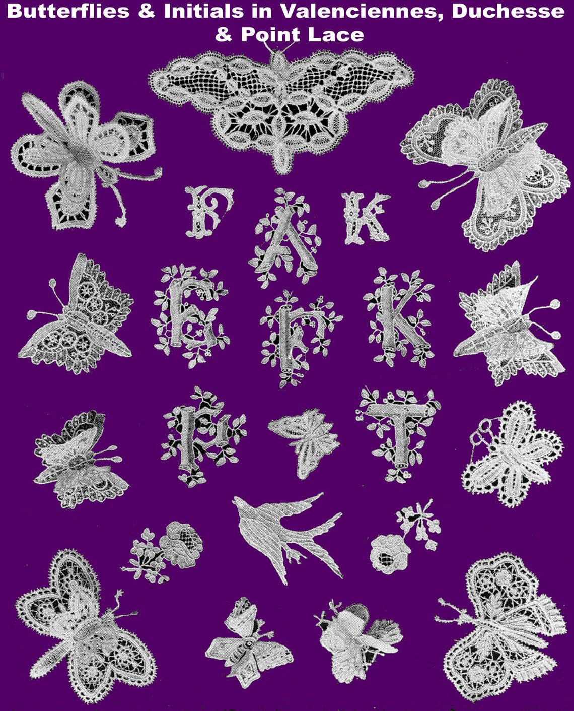 Victorian Lace Making Designs: Butterick 1898 Guide (PDF - Ebook) - Etsy
