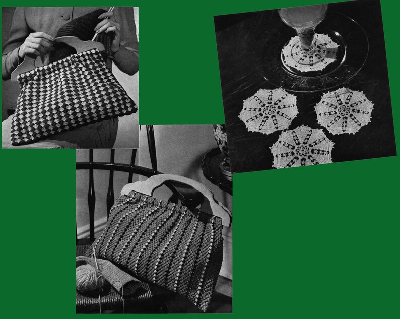 Crochet Gifts and Popular Patterns From the 1940's Spool - Etsy