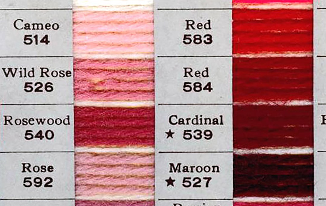 Vintage Yarn Sample Book - Fleisher's Knitting Worsted, Spanish, Four ...