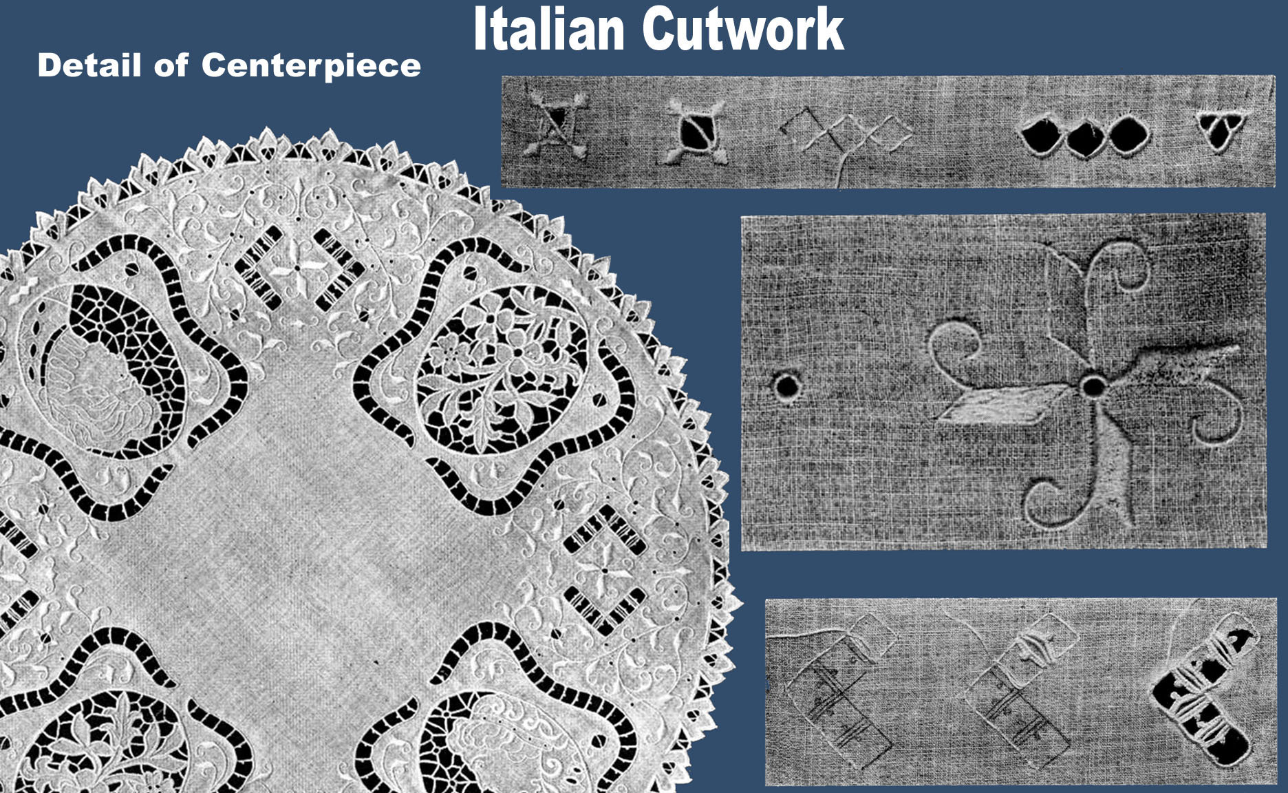 Carmela Testa Variety 2 Italian Cutwork & Filet Lace C.1926 - Etsy