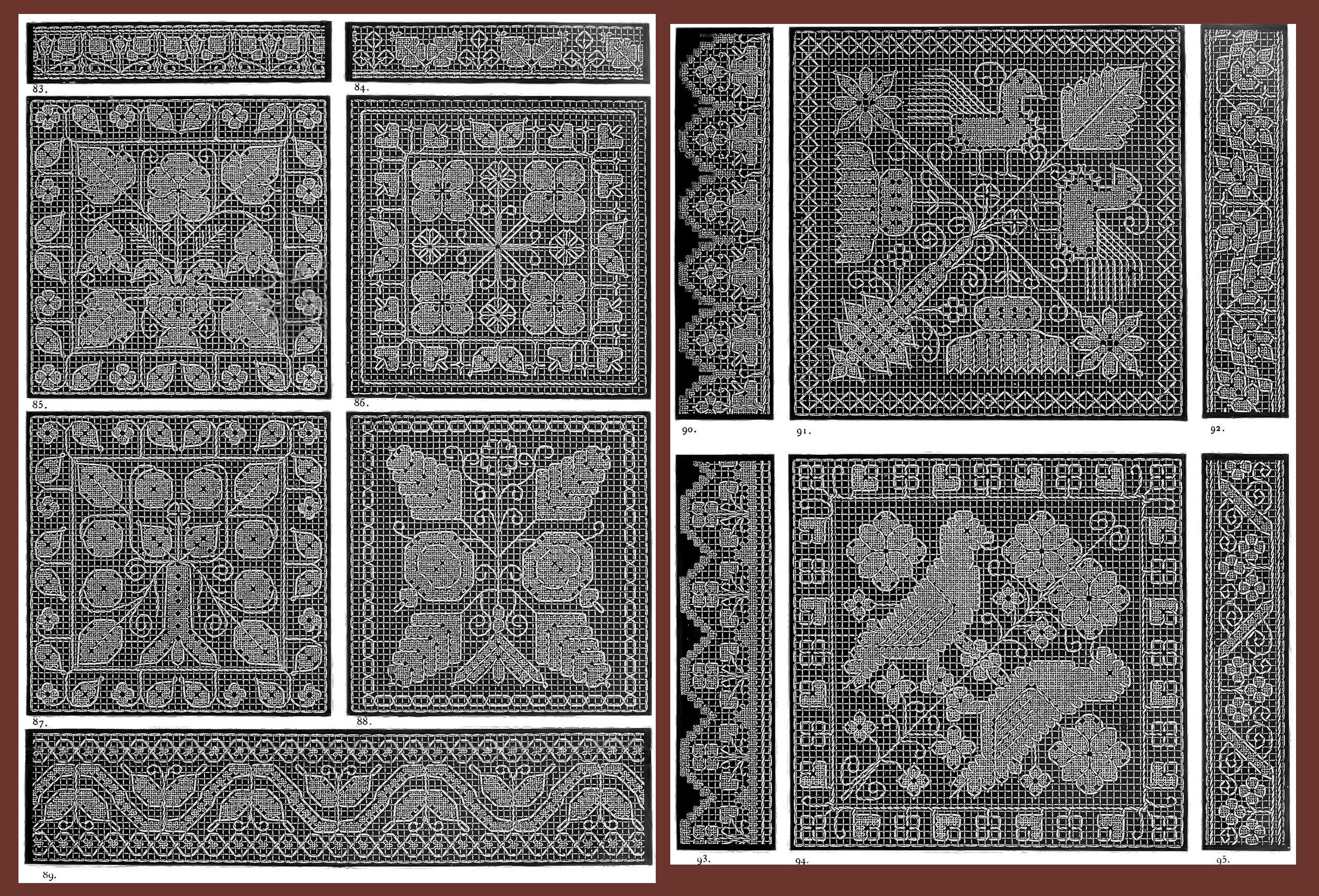 DMC Filet Richelieu: Victorian Netting Lace Pattern Book (PDF Ebook) - Etsy
