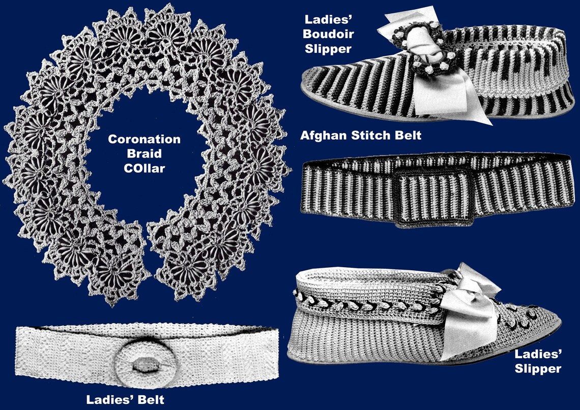 1913 Columbia Cotton Crochet Manual: Edwardian Edgings & Laces (PDF ...