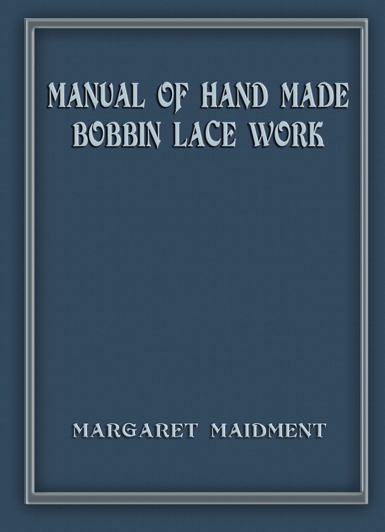 Manual of Hand Made Bobbin Lace C.1931 Huge Book and - Etsy
