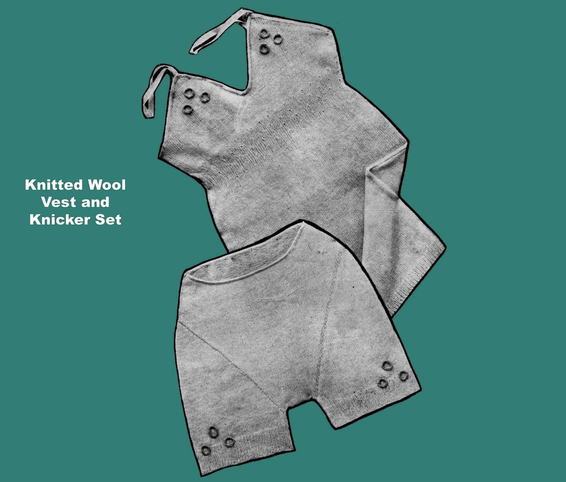 Weldon's 4D #72 C.1933 Vintage Knitting Patterns for Slender Ladies ...