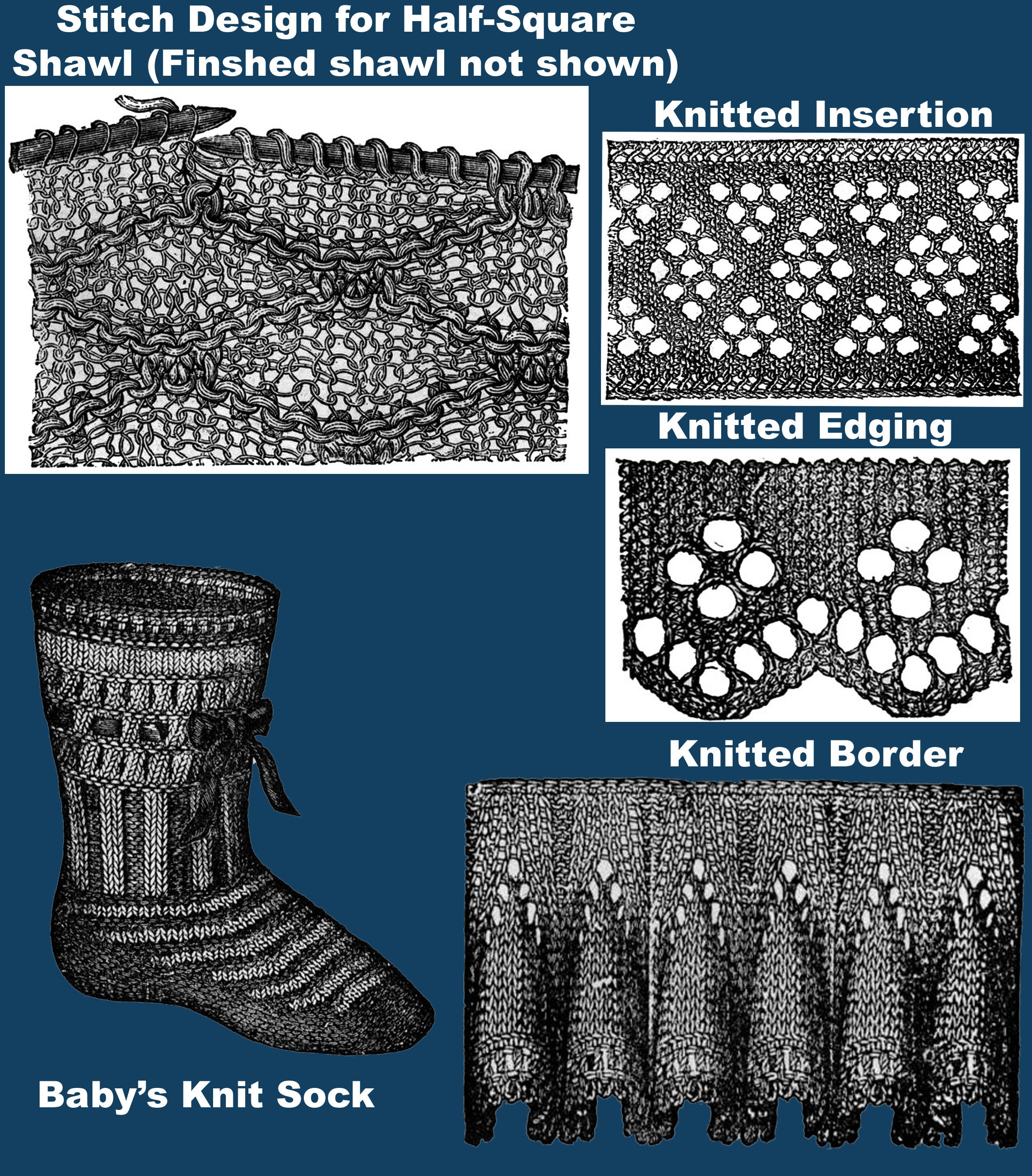 Jenny June's Needlework C.1885 A Manual of Knitting - Etsy