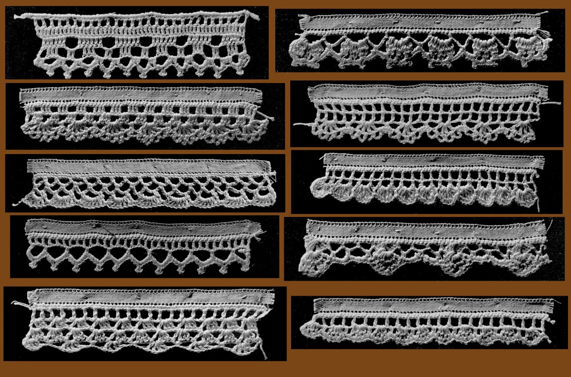 King's Book of Edgings C.1912 PDF Ebook Digital | Etsy