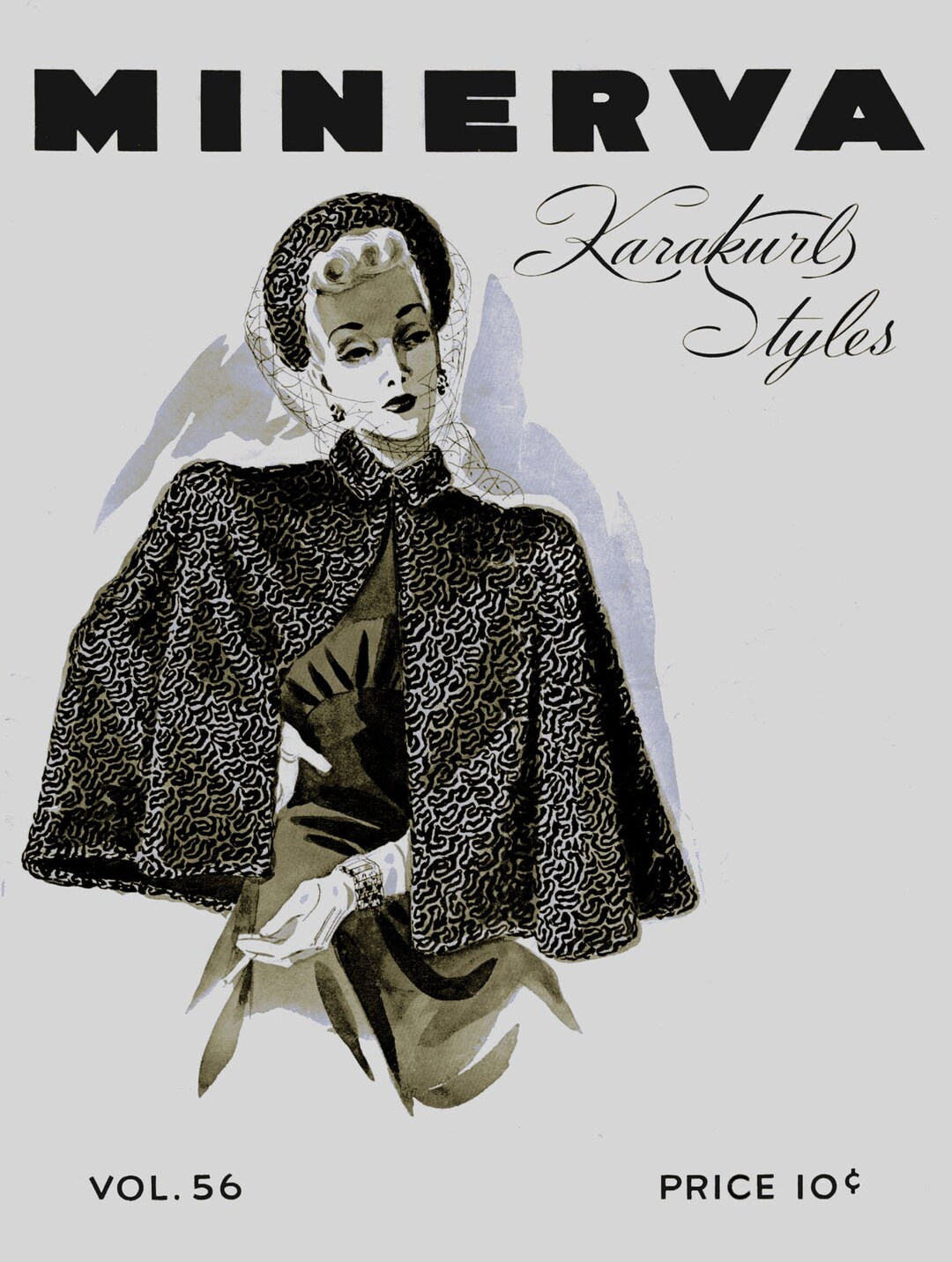 Vintage 1939 Knitting Patterns: Minerva Karakurl Styles (PDF Ebook) - Etsy