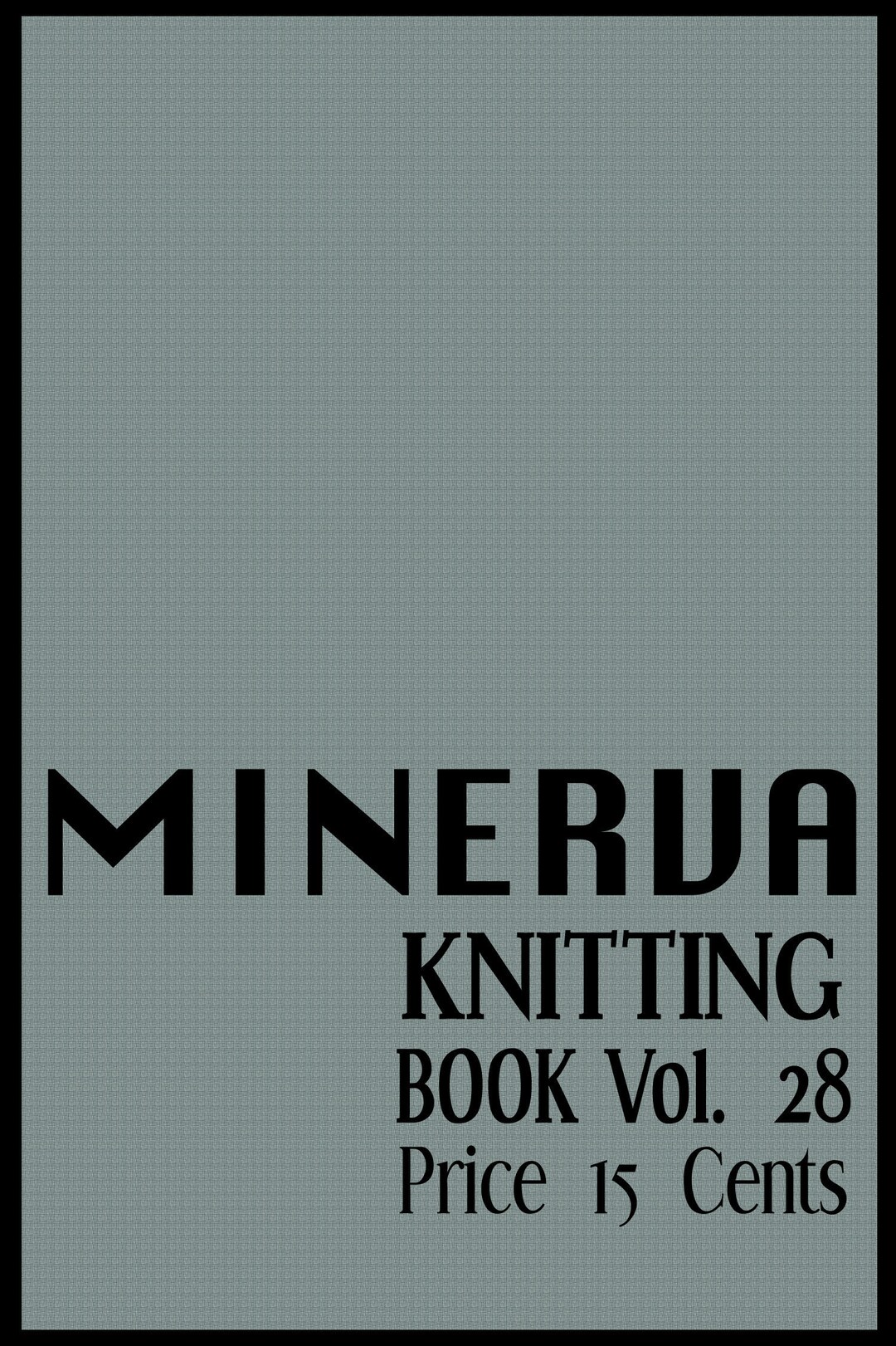 Minerva #28 C. 1932 - Vintage 1930's Era Knitting Patterns for Women's ...