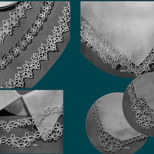 Vintage Lace Tatting Patterns - Spool Cotton #207 C.1944 (PDF E-book ...