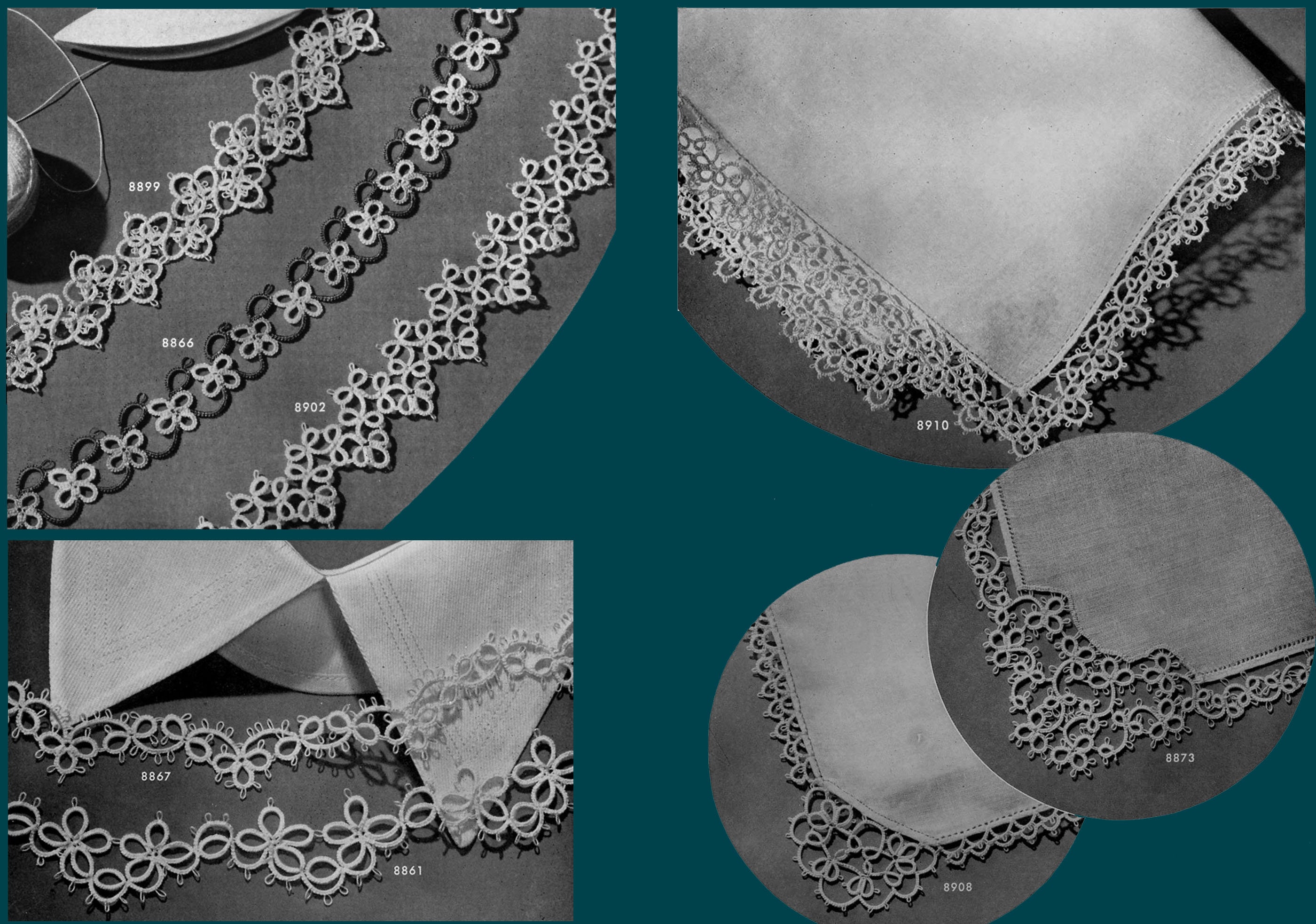 Vintage Lace Tatting Patterns Spool Cotton 207 c.1944 PDF | Etsy