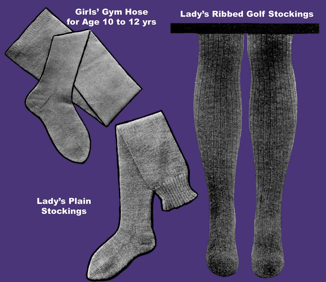 Weldon's 4D 23 C.1929 Vintage Sock Knitting Patterns and | Etsy