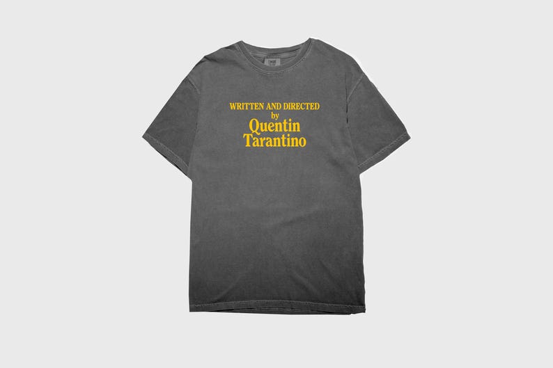 Written and Directed by Quentin Tarantino Tshirt | Y2K Tee | 90s Movies ...