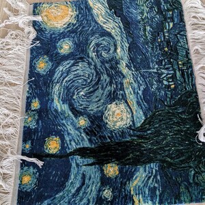 Starry Night Area Rug – Van Gogh Inspired Handmade Carpet - Etsy