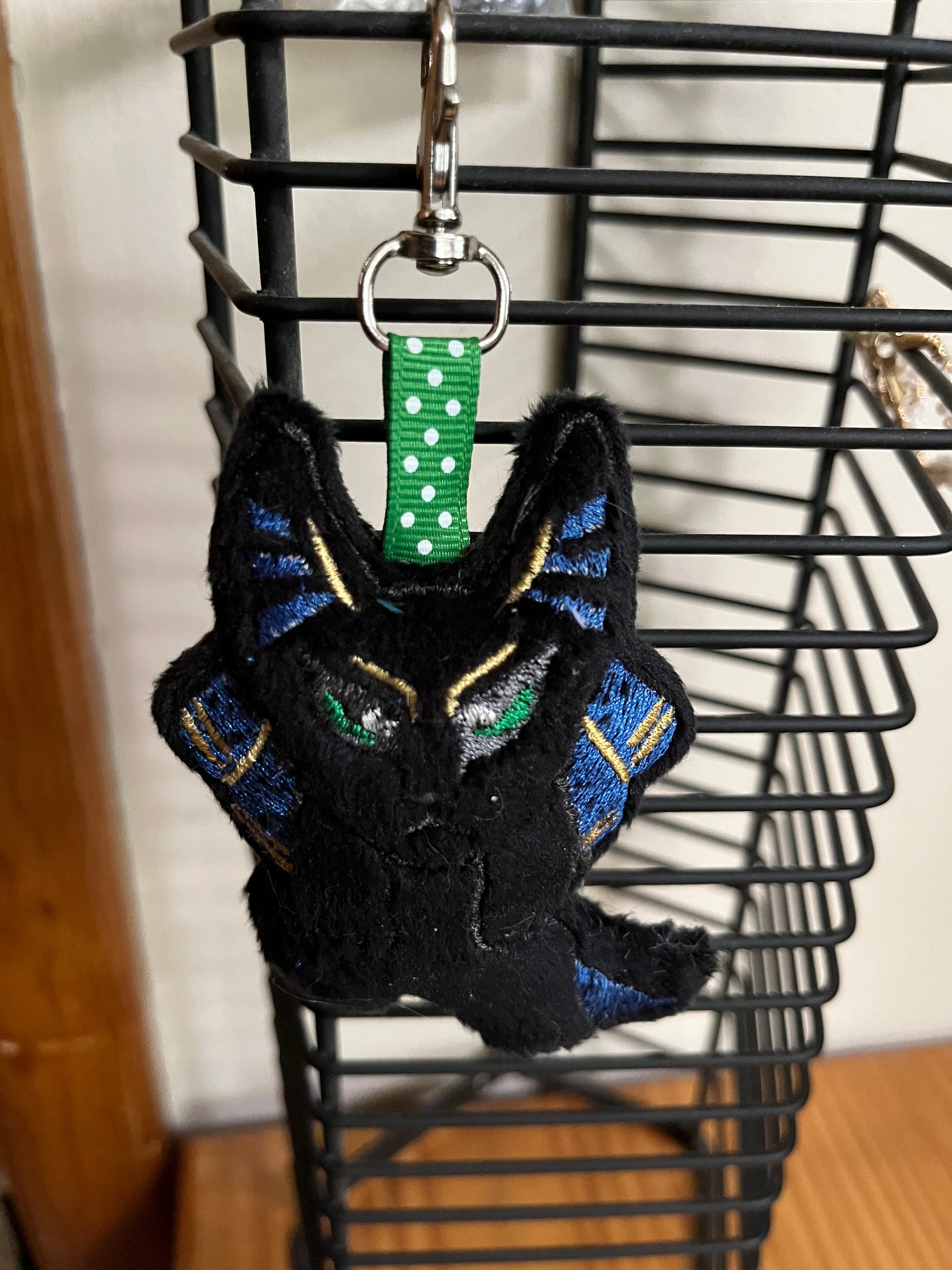 Anubis-egyptian God of the Underworld Plush Keychain - Etsy