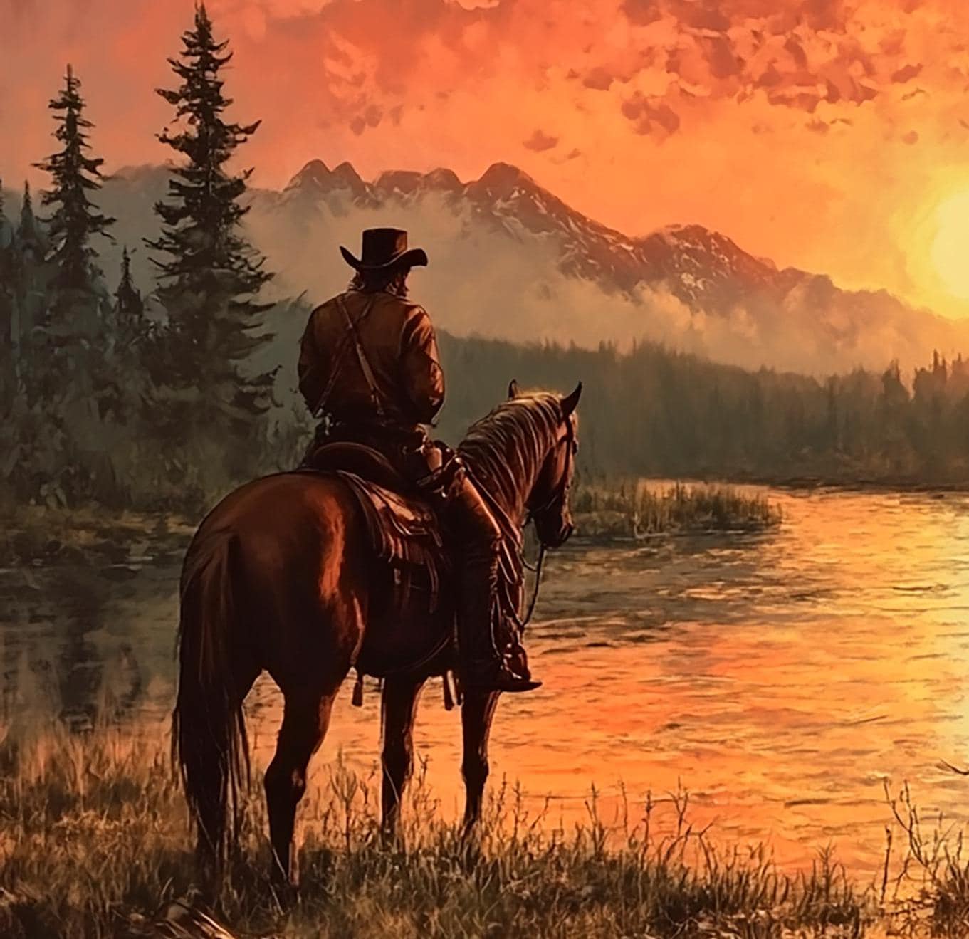 RDR2 Poster, Gaming Room Poster, Gaming Wall Poster, Gaming Print ...