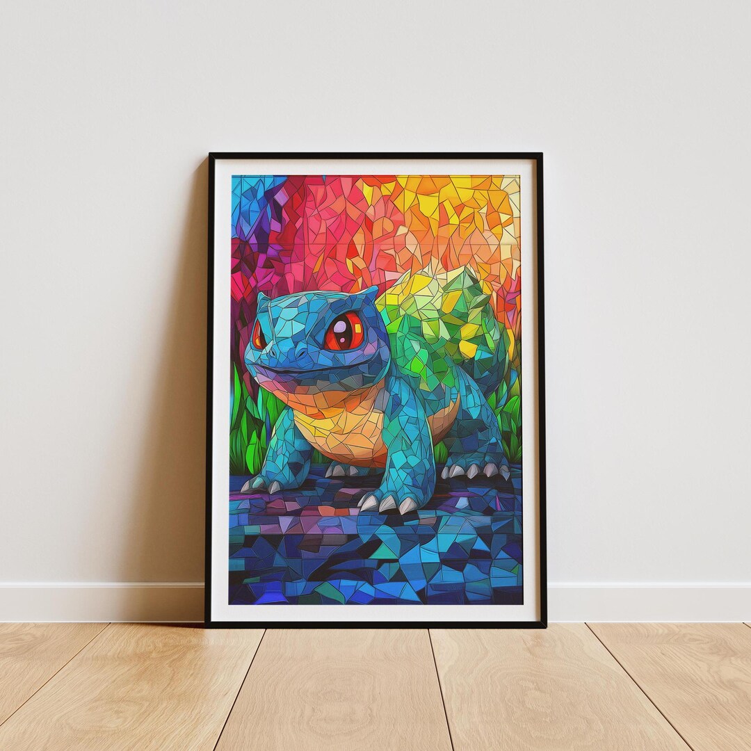 Pokemon Poster, Bulbasaur Gaming Room Poster, Gaming Wall Poster ...