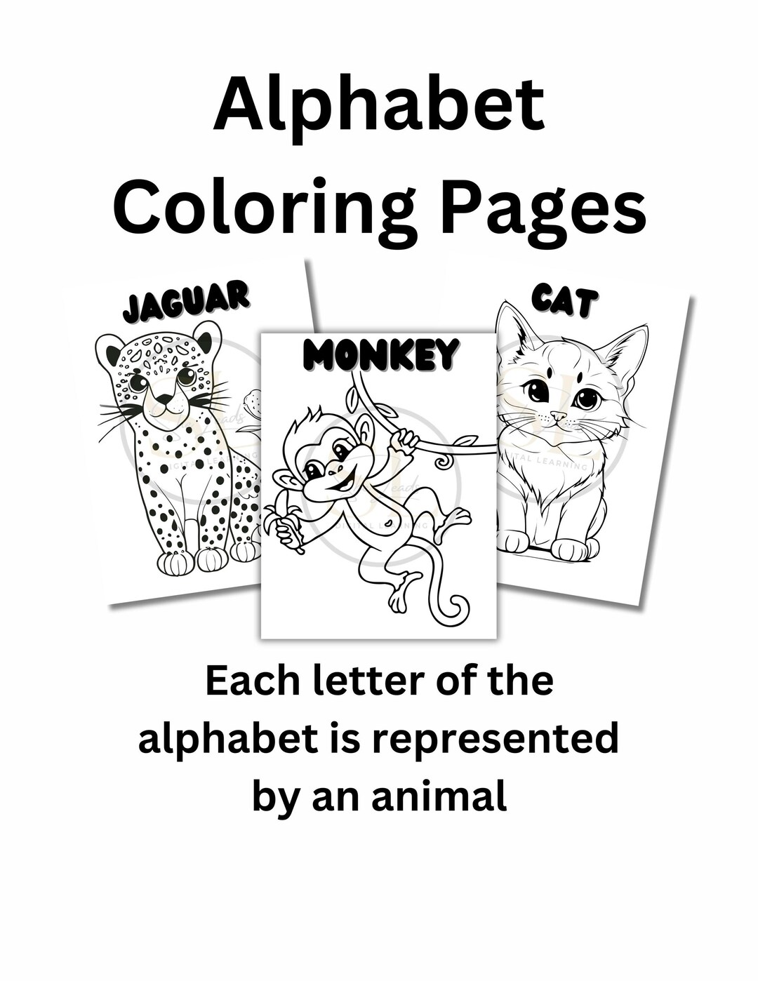 My Alphabet Coloring Pages, Animal Coloring Pages, Preschool Coloring ...