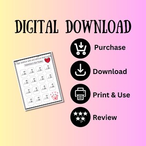 Valentine Themed Addition, Math Activity Worksheet for Grade 3, 1st ...